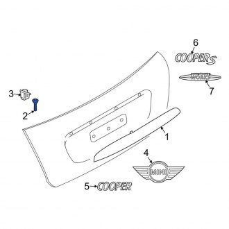 Mini OEM Trunks & Parts | Lids, Rear Panels, Handles — CARiD.com