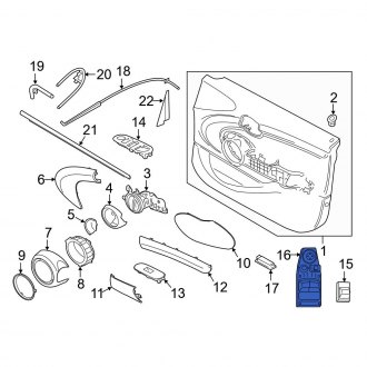 Mini Clubman OEM Window Parts | Visors, Regulators — CARiD.com
