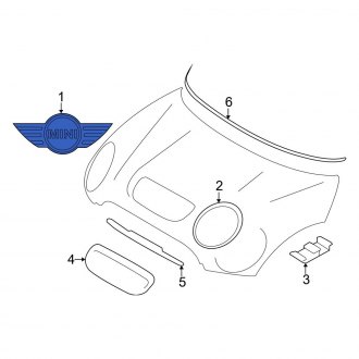 Mini OE™ Emblems & Logos - CARiD.com