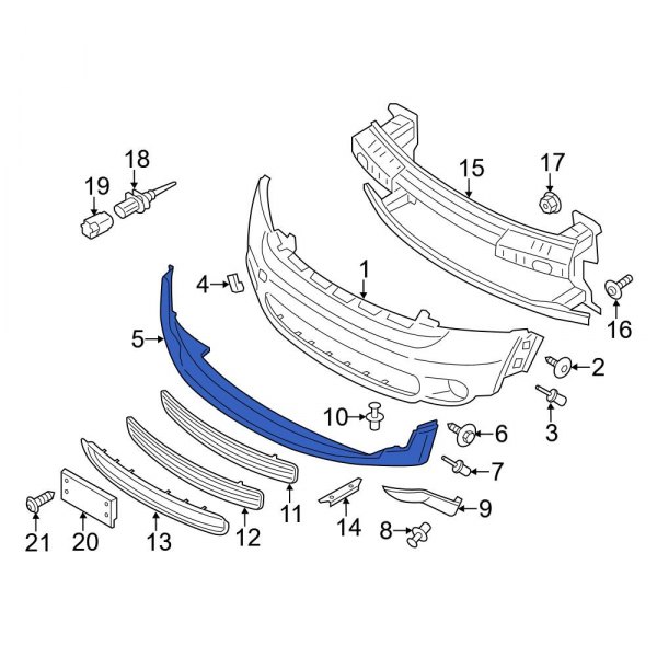 Mini OE 51119801917 - Front Spoiler