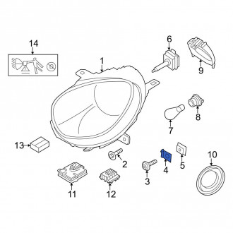 Mini Paceman OEM Lighting | Headlights, Fog & Tail Lights — CARiD.com