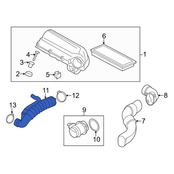 Mini OE 13717627503 - Engine Air Intake Hose