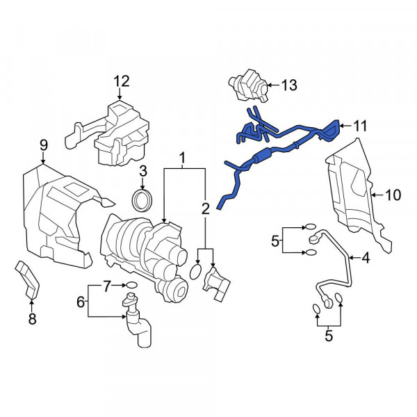 Mini OE 11657593718 - Vacuum Hose
