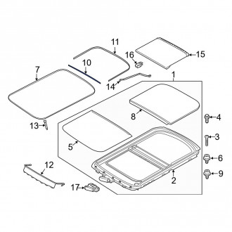Mini Countryman OEM Roofs & Parts | Panels, Drip Rails — CARiD.com