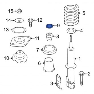 Mini Cooper OEM Suspension Parts | Shocks, Struts — CARiD.com