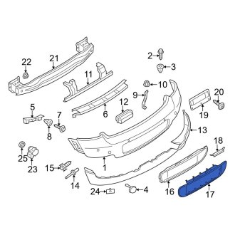 Mini Countryman Replacement Bumper Moldings & Trim — CARiD.com
