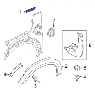 Mini Countryman Hood Moldings, Decals, Ornaments — CARiD.com