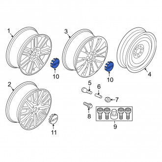 Mini Cooper OEM Wheel Center Caps | Emblems, Logos — CARiD.com