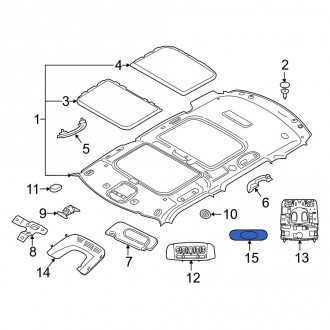 Mini Clubman OEM Interior Components — CARiD.com