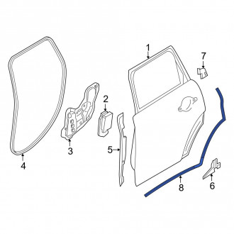 Mini Countryman Door Seals & Weatherstripping – CARiD.com