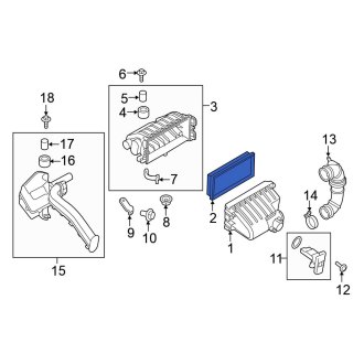 Mitsubishi OEM Air Intake Parts | Filters, Manifolds — CARiD.com