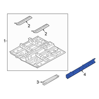 Mitsubishi Mirage Rocker Panels, Floor Pans, Moldings — CARiD.com