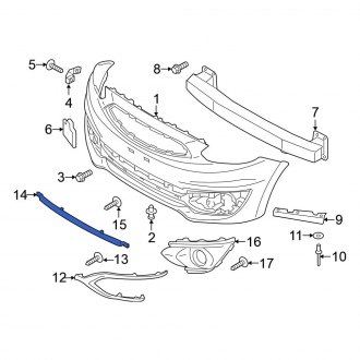 Mitsubishi Mirage Replacement Bumper Moldings & Trim — CARiD.com