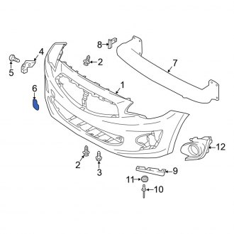 Mitsubishi Mirage G4 Bumper Inserts & Covers | Front, Rear — CARiD.com
