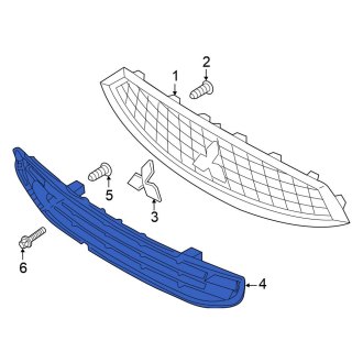Mitsubishi Mirage G4 Replacement Grilles | Moldings, Brackets - CARiD.com