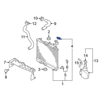 Mitsubishi Mirage G4 OEM Engine Cooling Parts | Radiators, Fans — CARiD.com