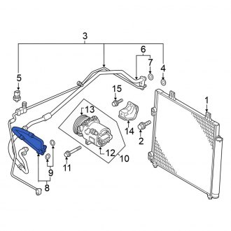 Mitsubishi Mirage OEM A/C & Heating Parts | Systems, Compressors ...