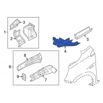 Mitsubishi Mirage G4 Rocker Panels, Floor Pans, Moldings — CARiD.com