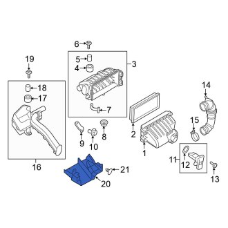 Mitsubishi Mirage Air Filter Housing Boxes & Parts — CARiD.com