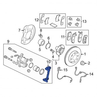 Mitsubishi Mirage G4 OEM Brake, Steering, Suspension Parts — CARiD.com