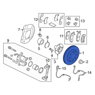 Mitsubishi Mirage G4 OEM Brake, Steering, Suspension Parts — CARiD.com