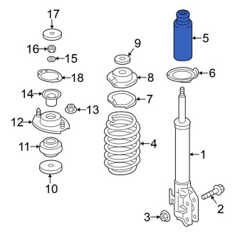 Mitsubishi Mirage G4 OEM Suspension Parts | Shocks, Struts — CARiD.com