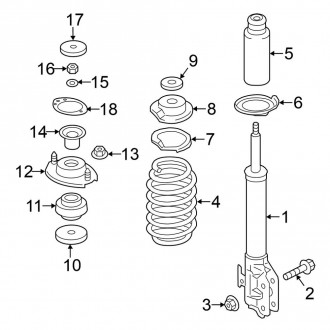 2025 Mitsubishi Mirage G4 Performance Suspension - Shocks, Springs, Struts