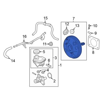 Mitsubishi Mirage G4 Power Brake Boosters & Parts | Vacuum Boosters ...
