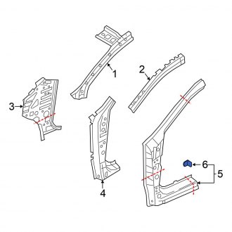 Mitsubishi Mirage G4 OEM Chassis Frames & Body Parts | Tubs, Doors ...