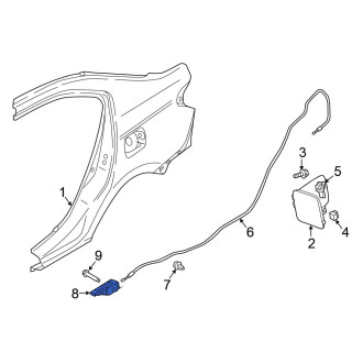 Mitsubishi Mirage G4 Trunk/Tailgate Handles & Locks — CARID.com