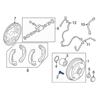 Mitsubishi Mirage G4 OEM Wheels & Tires | Lug Nuts, TPMS Sensors ...