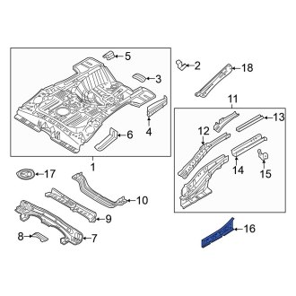 Mitsubishi Mirage G4 Rocker Panels, Floor Pans, Moldings — CARiD.com