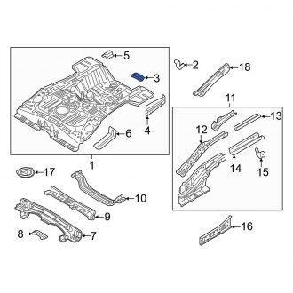 Mitsubishi Rocker Panel Hardware | Fasteners, Clips, Brackets — CARiD.com