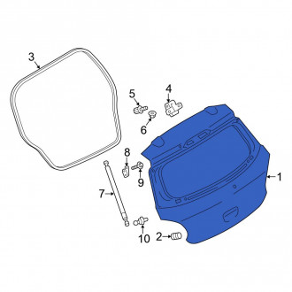 Mitsubishi Mirage Replacement Trunk Lids — CARiD.com