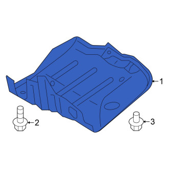 Mitsubishi Mirage G4 Underbody Covers | Splash Shields — CARiD.com