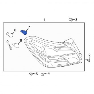 Mitsubishi Outlander OEM Light Bulbs | LED, HID, Halo — CARiD.com