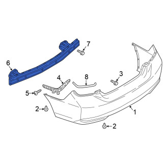 Mitsubishi Mirage G4 Bumper Reinforcements & Energy Absorbers – CARiD.com