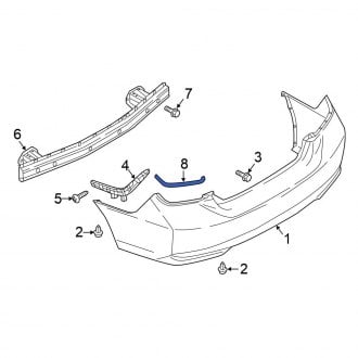 Mitsubishi OEM Bumpers | Genuine Front & Rear Bumpers — CARiD.com
