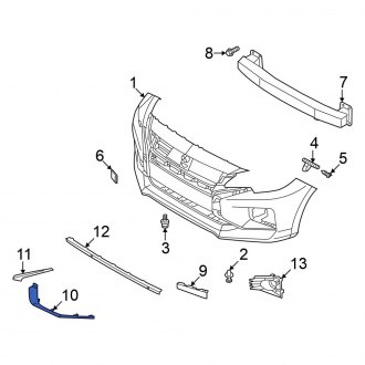 Mitsubishi Mirage Replacement Bumper Moldings & Trim — CARiD.com