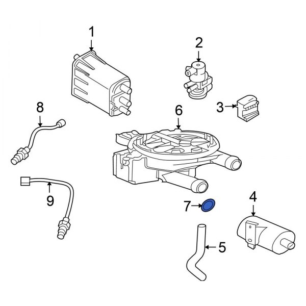 Mitsubishi OE 52129436AB - Evaporative Emissions System Leak Detection ...