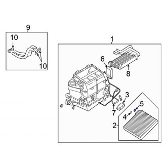 Mitsubishi Mirage G4 OEM A/C & Heating Parts | Systems, Compressors ...