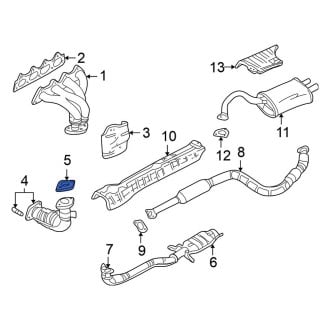 Mitsubishi Lancer OEM Exhaust Parts - Systems, Tips, Pipes | CARiD