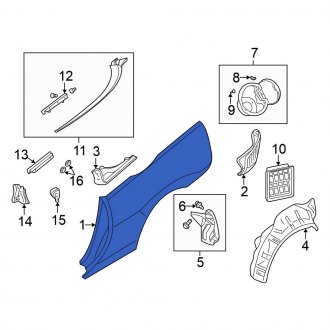 Mitsubishi Car/Truck Replacement Quarter Panels & Parts — CARiD.com
