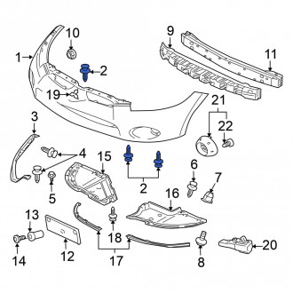 Mitsubishi Montero Sport Grille Brackets & Hardware — CARiD.com