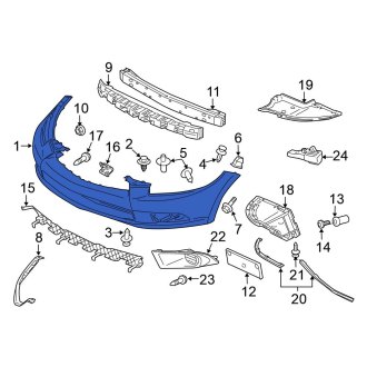 Mitsubishi Eclipse OEM Bumpers | Genuine Front & Rear Bumpers — CARiD.com