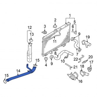 Mitsubishi Lancer Radiator Hoses & Clamps — CARiD.com