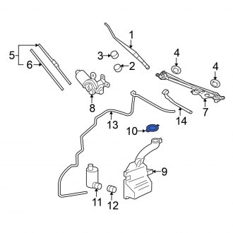 Mitsubishi Eclipse Windshield Washer Tanks & Parts — CARID.com