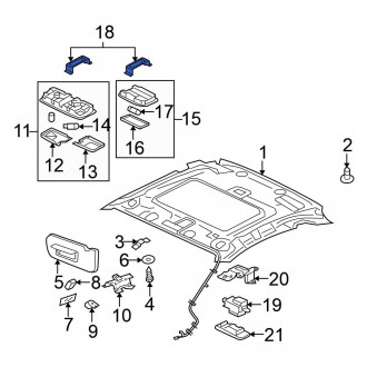 Mitsubishi Eclipse Interior Brackets & Hardware — CARiD.com
