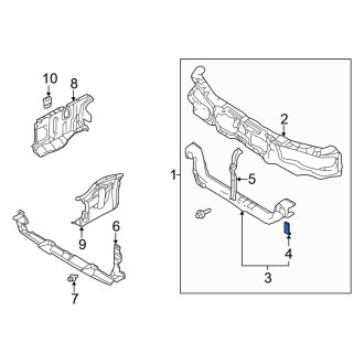 Mitsubishi OEM Header Panels & Parts | Support Bars, Panels — CARiD.com