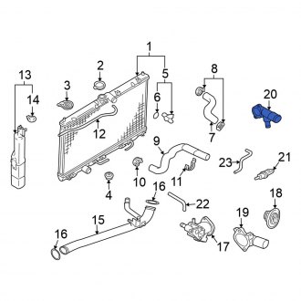 Mitsubishi Galant OEM Engine Cooling Parts | Radiators, Fans — CARiD.com